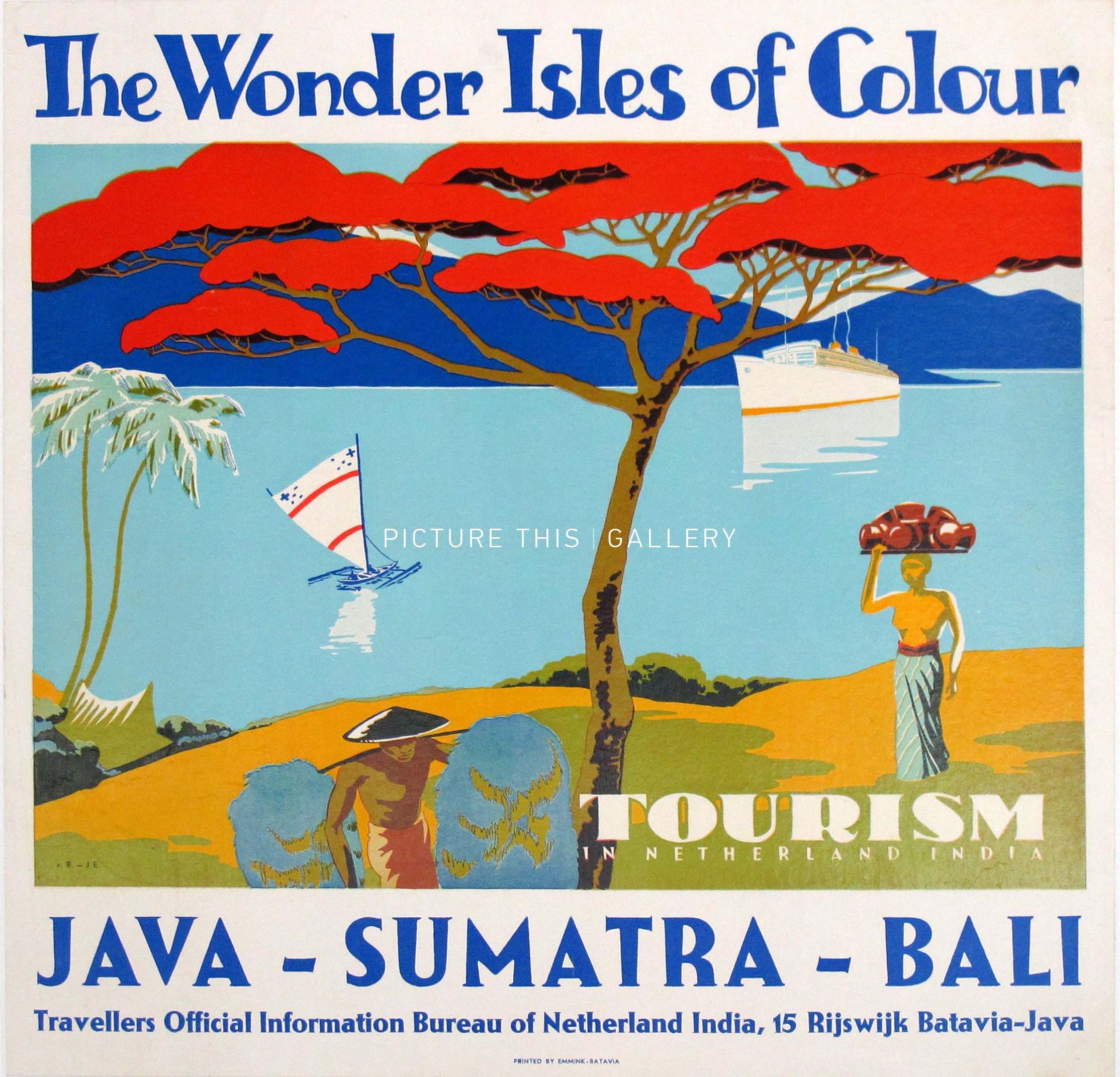 Picture This | T1263 - Java-Sumatra-Bali. The Wonder Isles of Colour