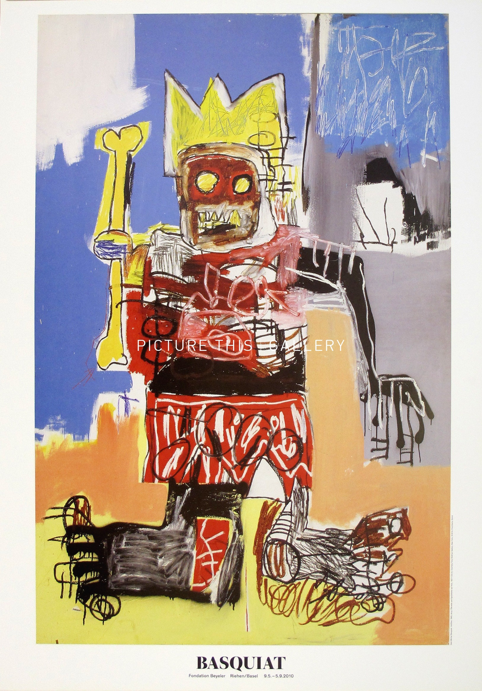 Picture This | G2042 - Jean-Michel Basquiat - Untitled Man with Crown