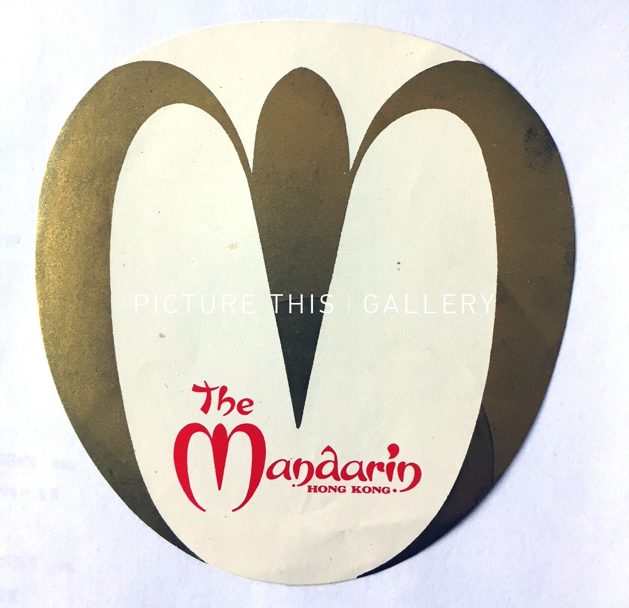 Picture This | L1321 Mandarin Hotel Hong Kong label